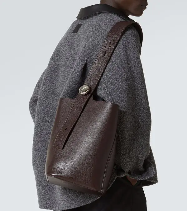 Loewe Pebble Leather Bucket Bag