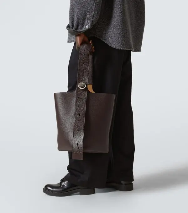 Loewe Pebble Leather Bucket Bag