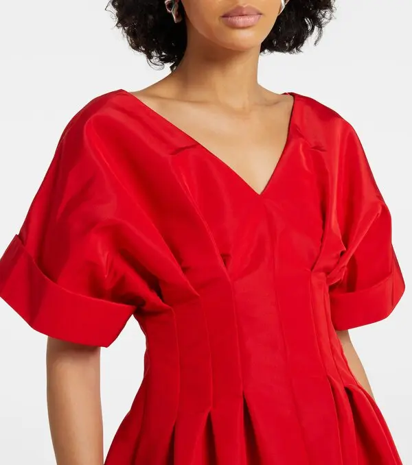 Carolina Herrera Silk Midi Dress