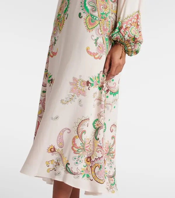 Etro Printed Midi Dress - Multicoloured