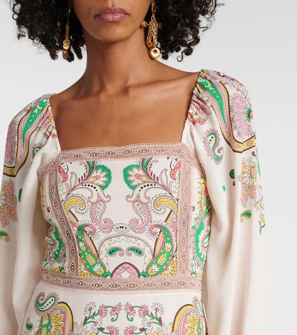 Etro Printed Midi Dress - Multicoloured