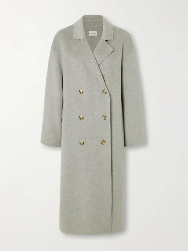Loulou De Saison Borneo Wool And Cashmere-blend Coat - Gray
