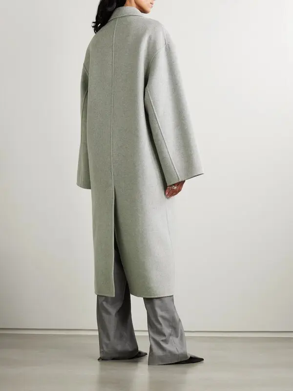 Loulou De Saison Borneo Wool And Cashmere-blend Coat - Gray