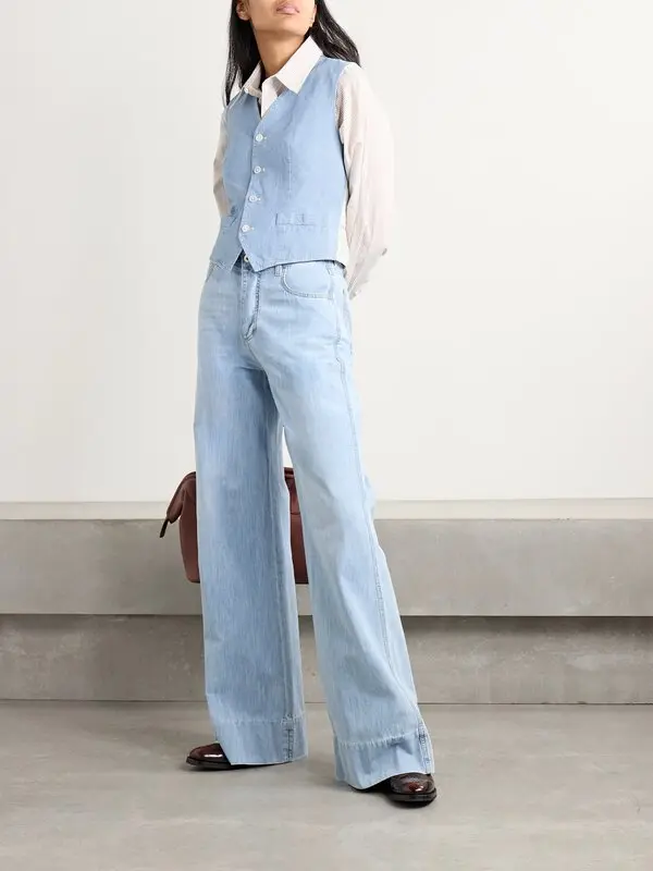 Polo Ralph Lauren Pauline Cotton-chambray Vest