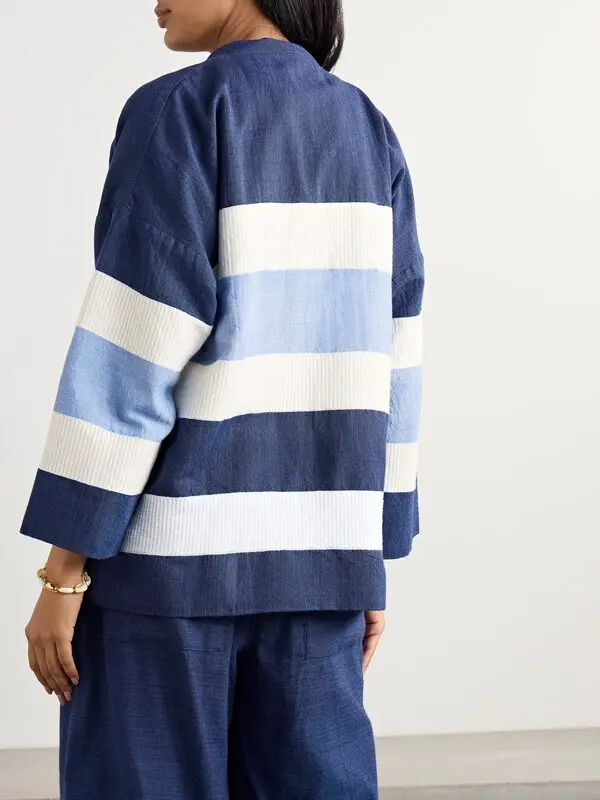 LEMLEM Terara Striped Cotton Jacket