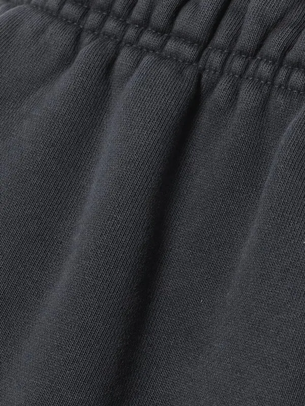 SLVRLAKE Cotton-jersey Wide Leg Track Pants - Black