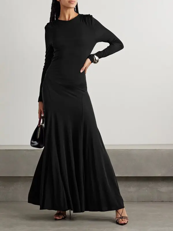 Christopher Esber Maico Embellished Open-back Gown