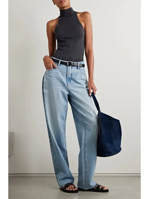 Good American Good 90s High-rise Wide-leg Jeans