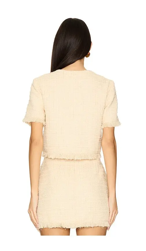 Amanda Uprichard Andrea Tweed Top