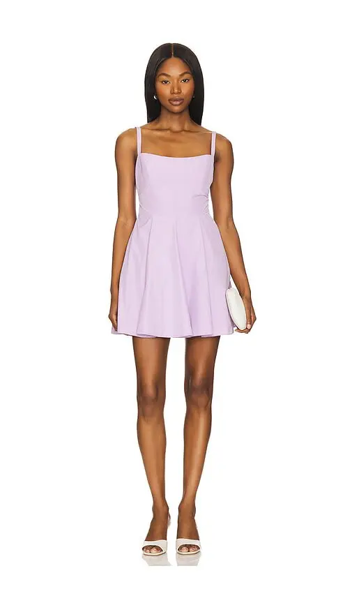 Amanda Uprichard Bellair Dress - Lavender