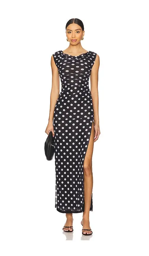 MORE TO COME Cora Maxi Dress - Black