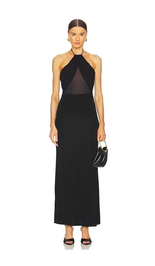 Nbd Amina Halterneck Maxi Dress