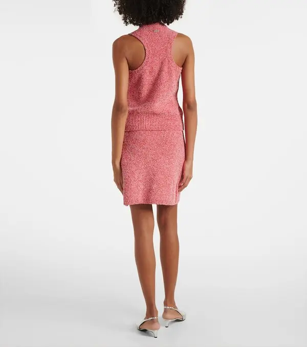 FERRAGAMO Cotton-blend Sleeveless Pullover