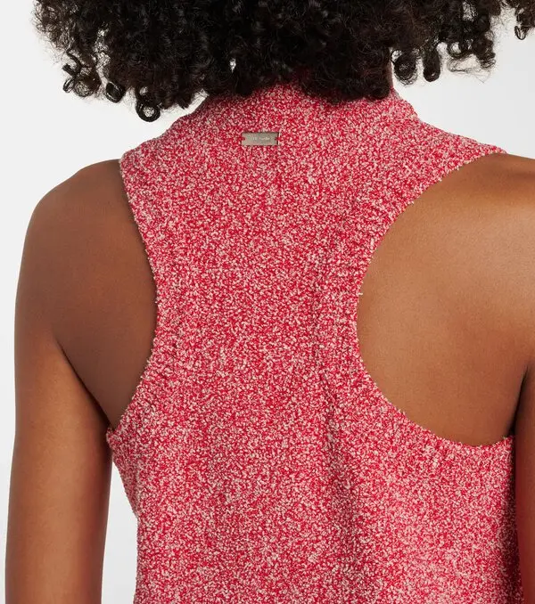 FERRAGAMO Cotton-blend Sleeveless Pullover