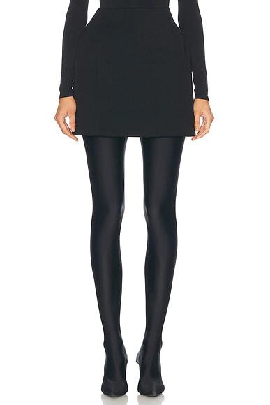 Balenciaga Hourglass Mini Skirt - Black