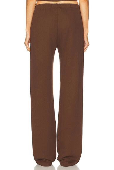 Eterne Straight Leg Sweatpant - Chocolate