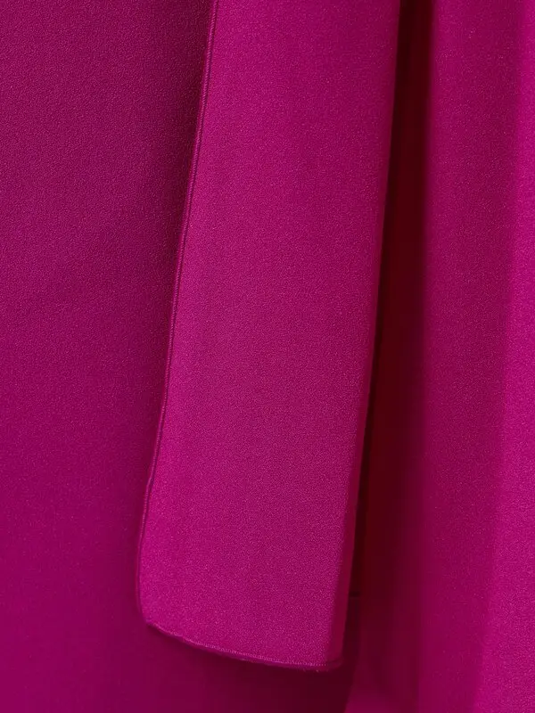 ROKSANDA Demetria Cape-effect Crepe Gown - Pink