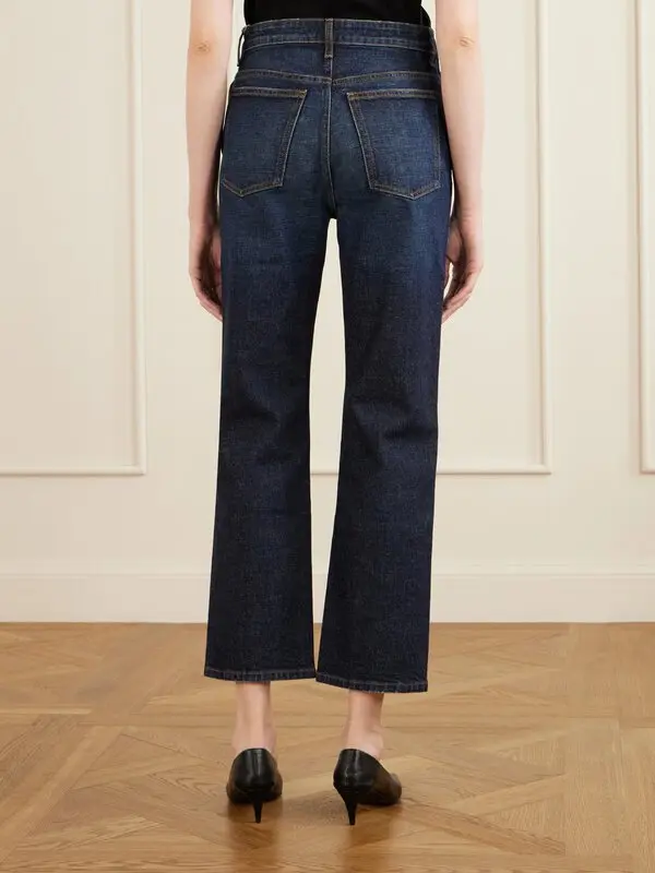 Khaite Abigail High-rise Straight-leg Jeans