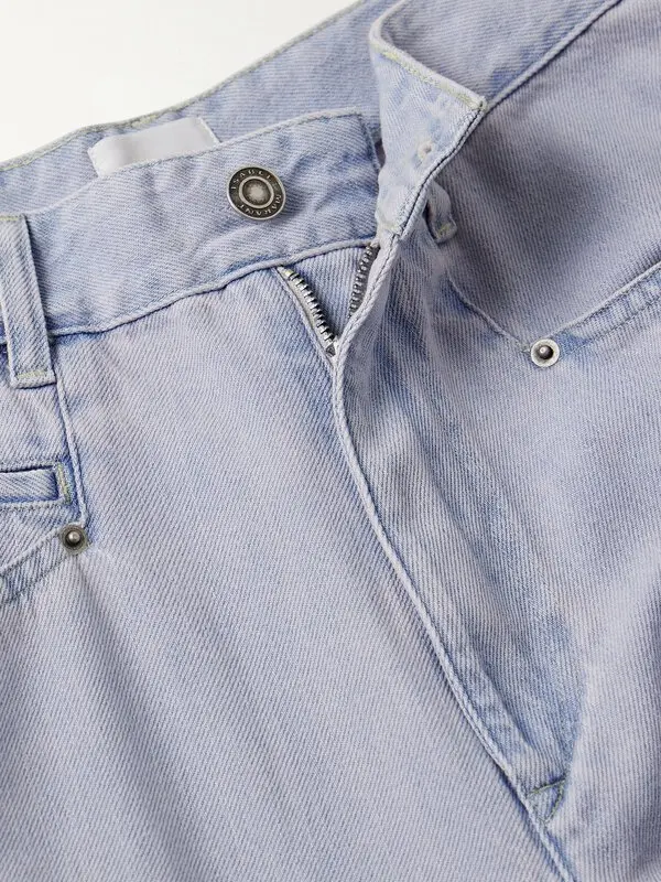 MARANT ETOILE Ophra High-rise Straight-leg Cargo Jeans