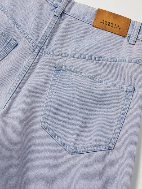 MARANT ETOILE Ophra High-rise Straight-leg Cargo Jeans