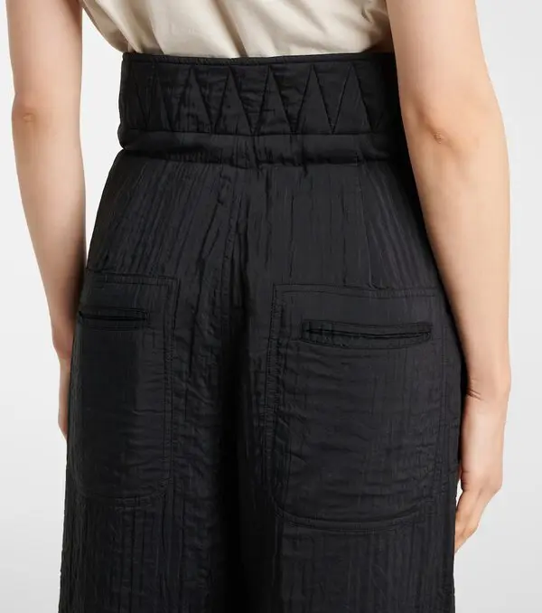 MARANT ETOILE Serida Straight Leg Trousers - Black