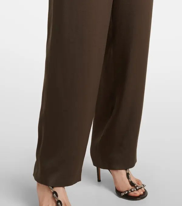 Isabel Marant Étoile Kendry Satin Wide-leg Trousers