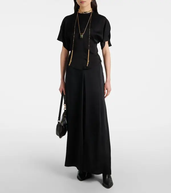 Isabel Marant Étoile Kayana Satin Maxi Skirt