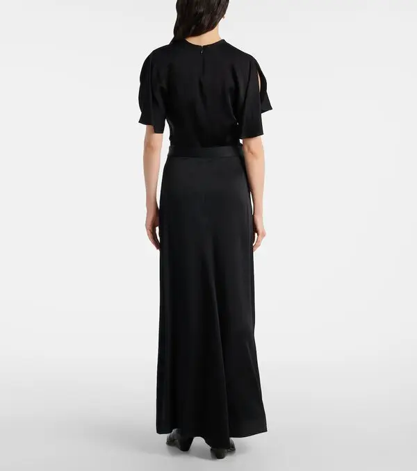Isabel Marant Étoile Kayana Satin Maxi Skirt