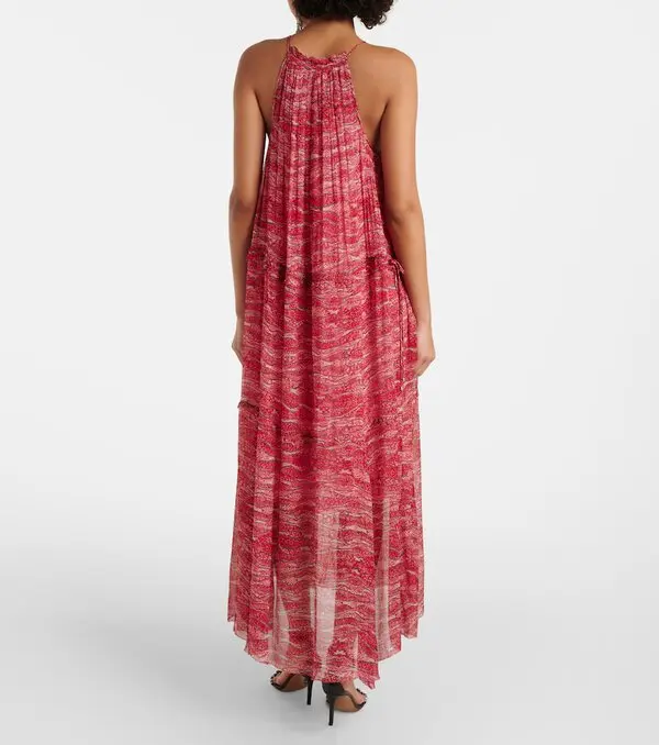 MARANT ETOILE Alita Chiffon Midi Dress