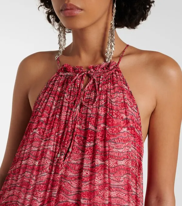 MARANT ETOILE Alita Chiffon Midi Dress