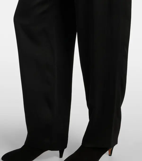 Isabel Marant Étoile Kendry Satin Wide-leg Trousers