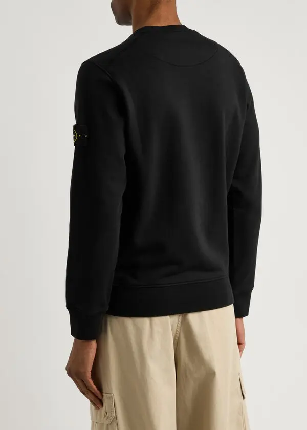 Stone Island Logo Cotton Sweatshirt