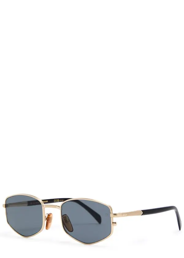 DB EYEWEAR BY DAVID BECKHAM Square Frame Sunglasses - Grey