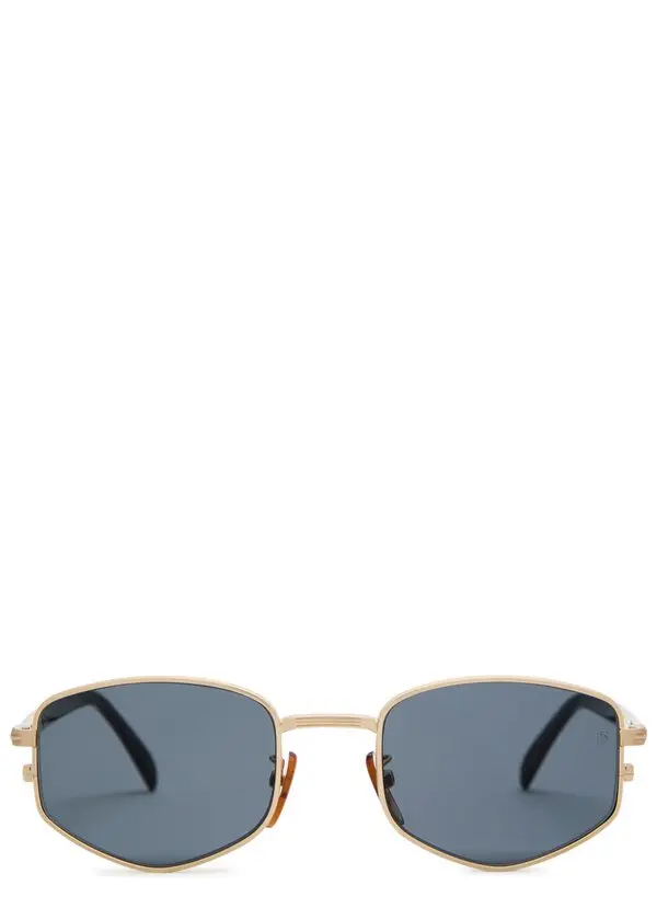 DB EYEWEAR BY DAVID BECKHAM Metal Square-frame Sunglasses