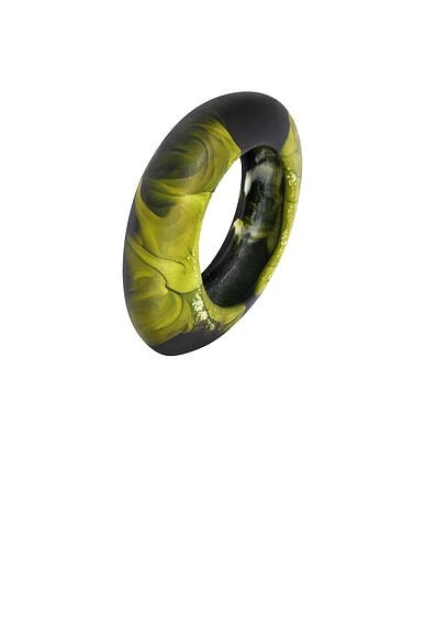 Dinosaur Designs Medium Rock Bangle - Malachite