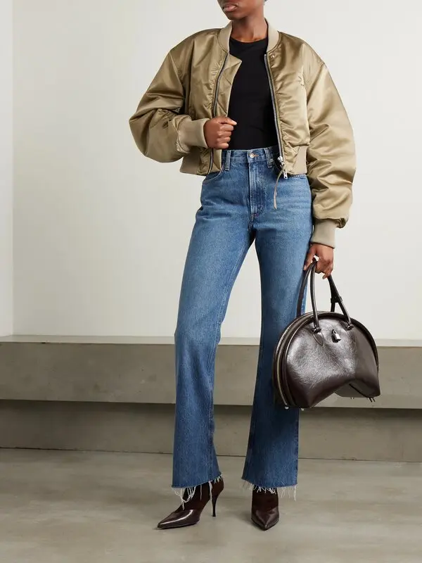 AGOLDE Leena High-rise Bootcut Jeans - Blue