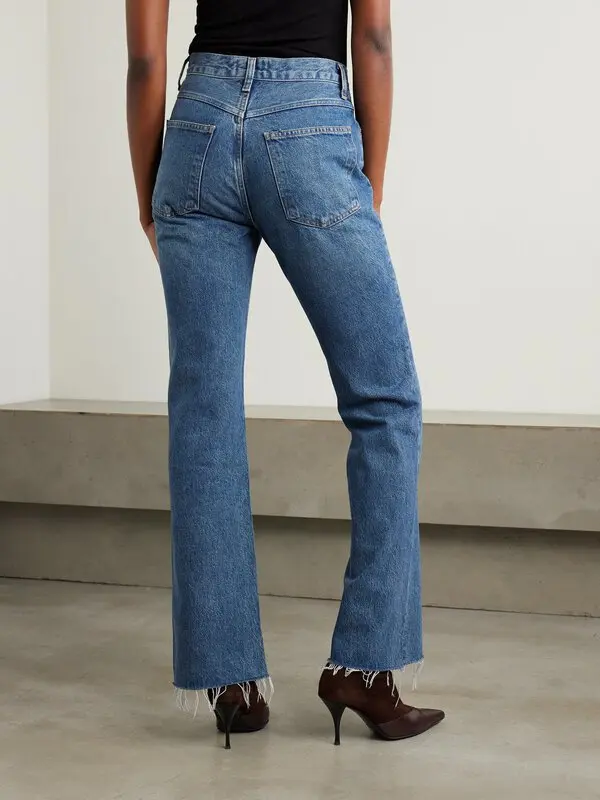 AGOLDE Leena High-rise Bootcut Jeans - Blue