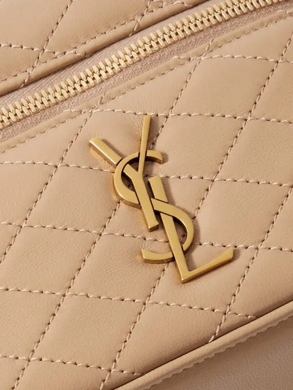 Saint Laurent Gaby Vanity Mini Quilted Leather Shoulder Bag