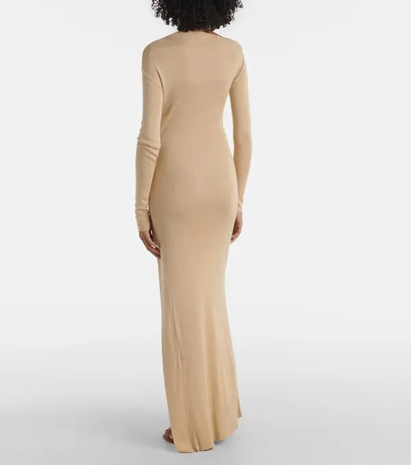 AYA MUSE Ciro Silk-blend Maxi Dress