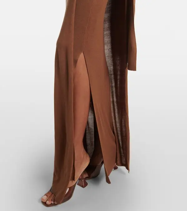 AYA MUSE Nou Draped Maxi Dress