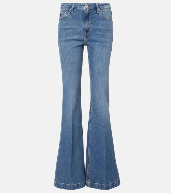 Ag Tropea Flared Jeans In Albany Street - Blue