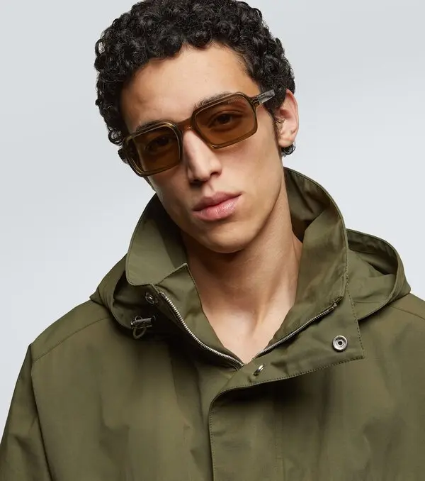 Zegna Square Frame Sunglasses