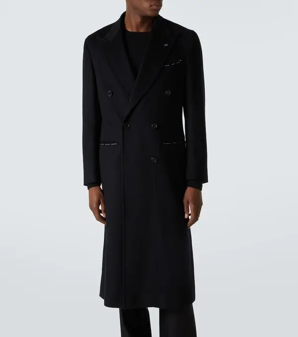 SAMAN AMEL Wool And Cashmere Overcoat
