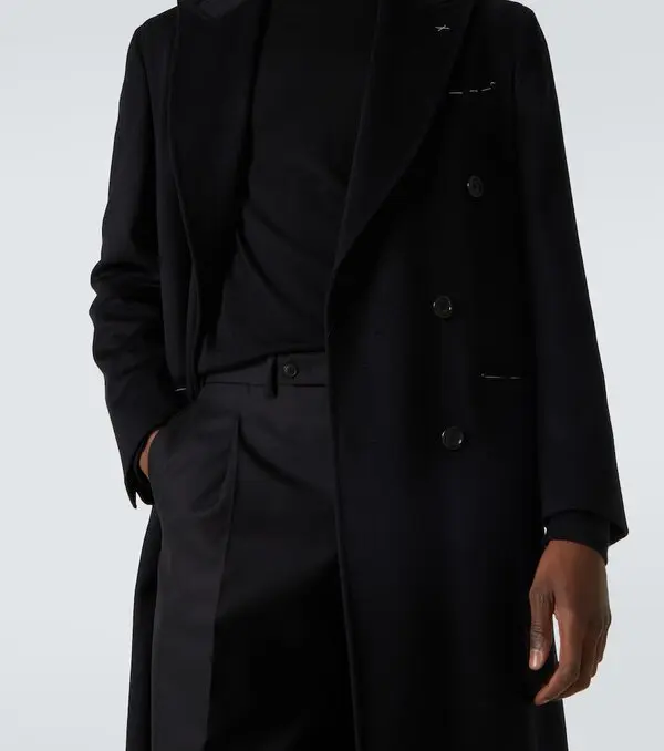 SAMAN AMEL Wool And Cashmere Overcoat