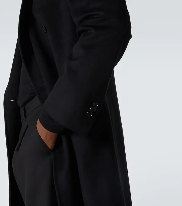 SAMAN AMEL Wool And Cashmere Overcoat