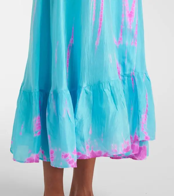 Anna Kosturova Silk Maxi Dress