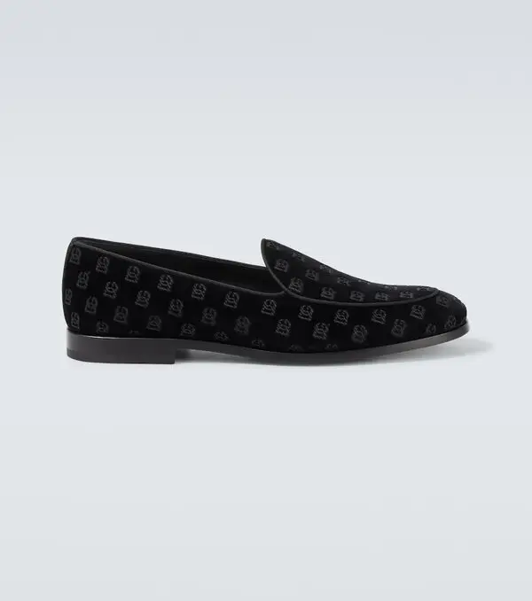 Dolce & Gabbana Velvet Loafers