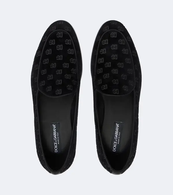 Dolce & Gabbana Velvet Loafers