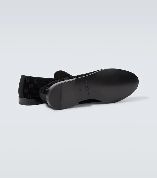 Dolce & Gabbana Velvet Loafers