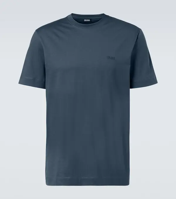 Zegna Logo Cotton T-shirt